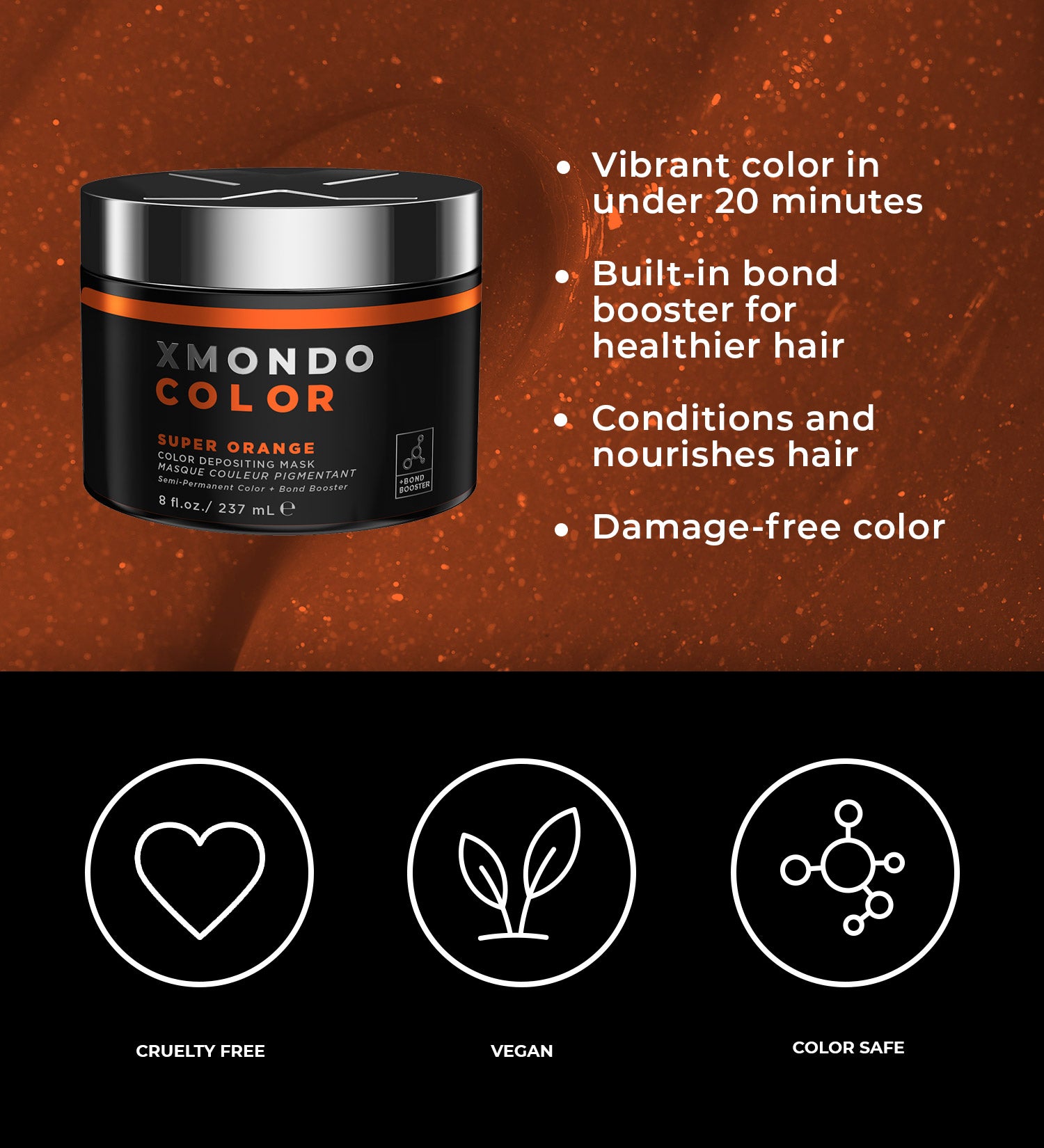 Super Orange Hair Healing Semi Permanent Color | Bond Building ...