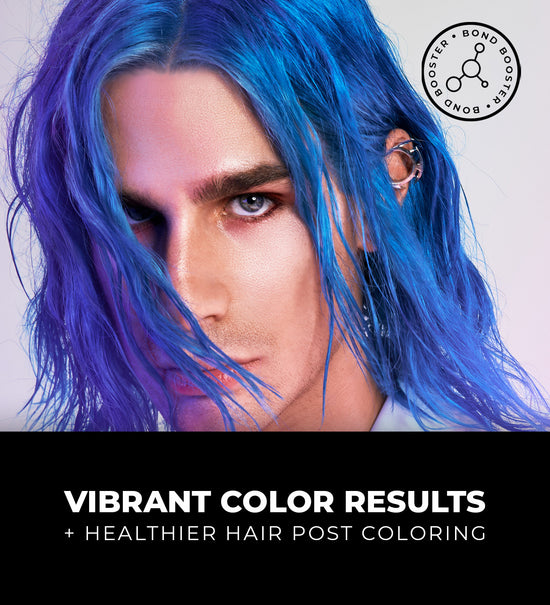 Super Blue Hair Healing Semi Permanent Color | Bond Building Technology ...