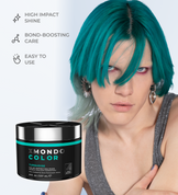 Turquoise Hair Healing Semi Permanent Color | Bond Building Technology ...