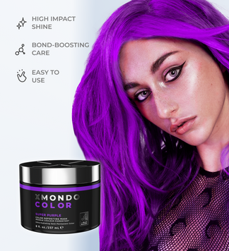 Super Purple Semi Permanent Hair Color + Bond Building Technology ...