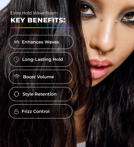 Wavetech Extra Hold Wave Foam | Vegan Formula with Waveflex Technology ...