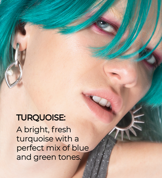 Turquoise Hair Healing Semi Permanent Color | Bond Building Technology ...